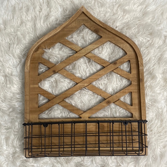 Wall Decor | Farmhouse Wood Wall Basket Decor | Poshmark